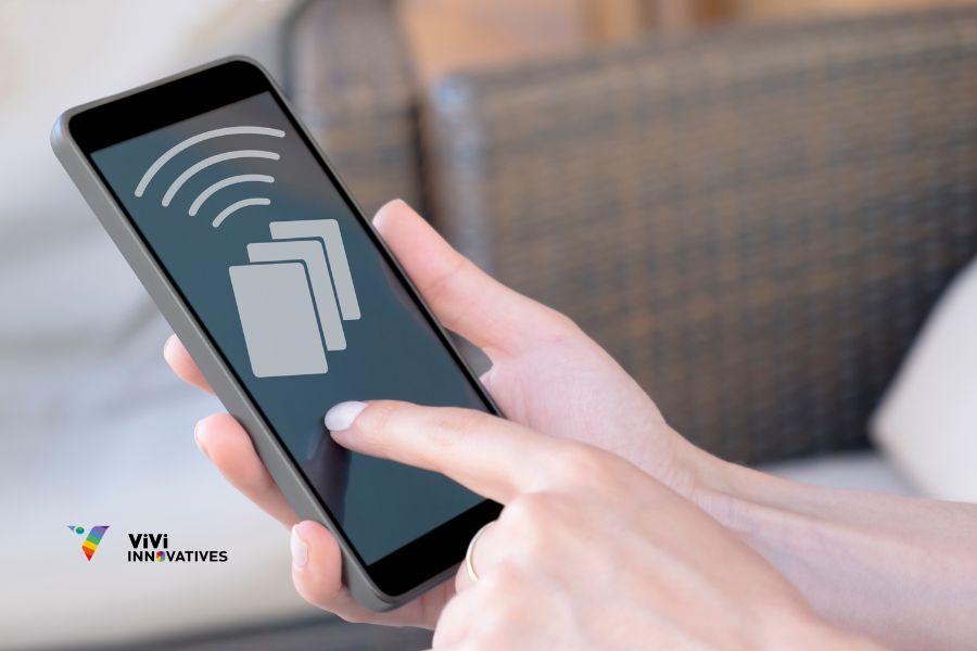 NFC & QR Code Digital Business Card for Instant Contact Sharing